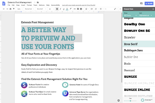 Extensis Fonts Google Docs Google Fonts 